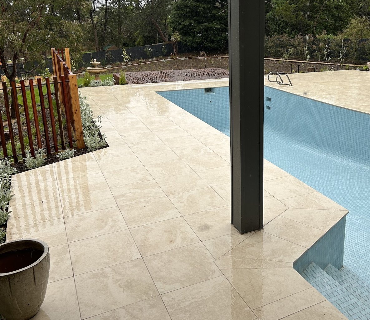 What are the best kind of pavers to use around my pool?